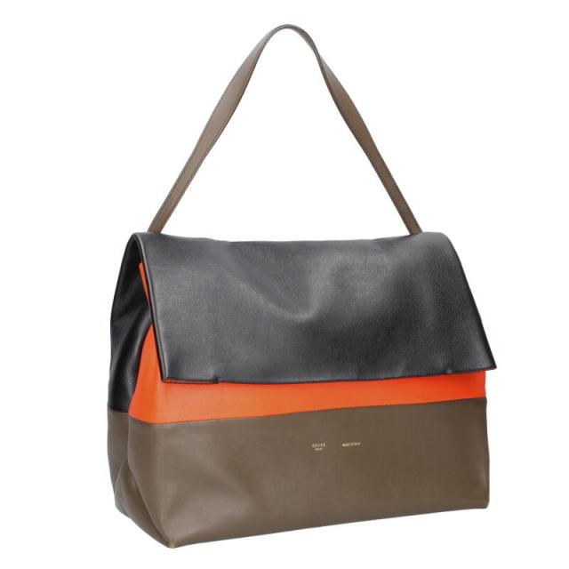 セリーヌ   ALLSOFT オールソフト 17218 ポーチ付きレザーショルダーバッグ 中古 BS99