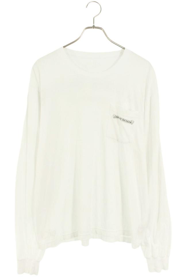 クロムハーツ サイズ:L  CH L S  1 バックアーチロゴプリント長袖カットソー 中古 SS13