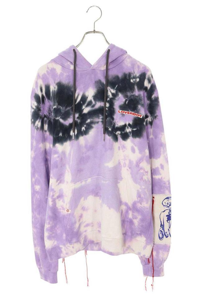 チャールズジェフリーラバーボーイ サイズ:M タイダイ柄パーカー 中古 BS99