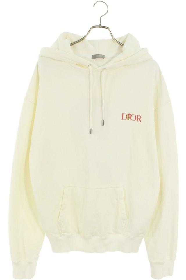 ディオール サイズ:S  293J678B0531 フローラルエンブロイダリープルオーバーパーカー 中古 OM10