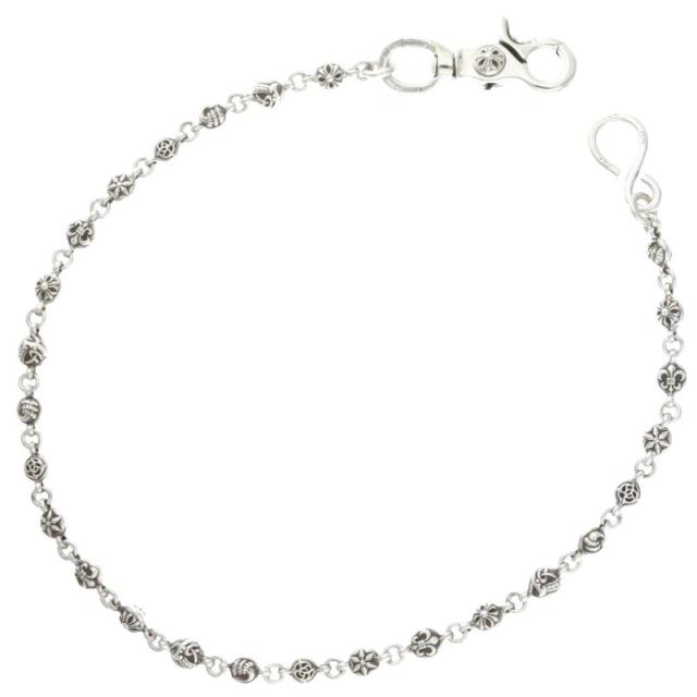 クロムハーツ サイズ:ロング  1MULTIBALL LONG-S 1クリップロング#1マルチボール シルバーウォレットチェーン 中古 GZ11