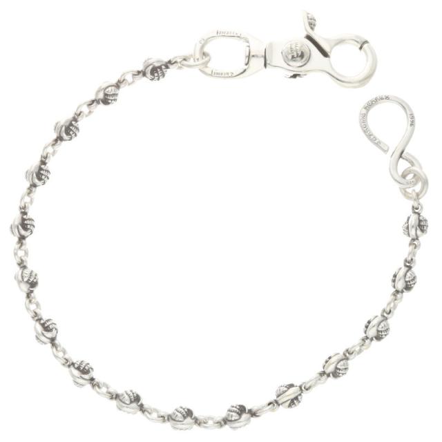 クロムハーツ サイズ:ショート  1BALL SHORT-S 1クリップショート#1クロウボール シルバーウォレットチェーン 中古 OS06