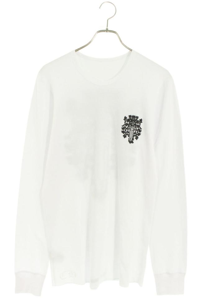 クロムハーツ サイズ:XL  Thermal L S ヴァインダガーバックプリントサーマル長袖カットソー 中古 SJ02