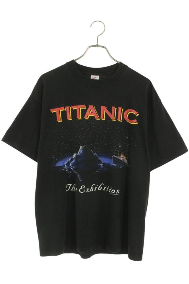 ヴィンテージ サイズ:M  TAITANIC タイタニック プリントTシャツ 中古 SB01
