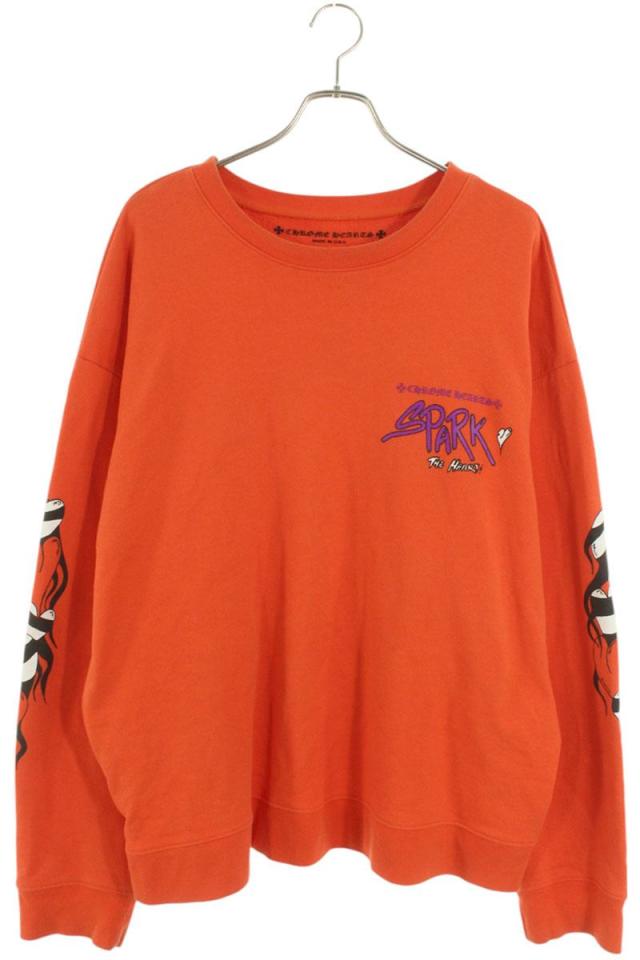 クロムハーツ サイズ:XXL  PPO SPARK THE HEART SWTSHRT MATTY BOYプリントスパークザハートスウェット 中古 GZ11