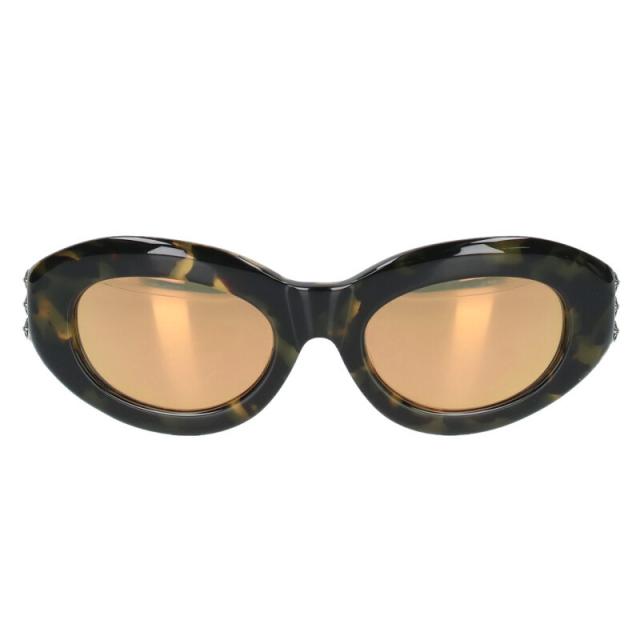 クロムハーツ サイズ:51□22-139  SLUTARELLA ゼロピラミッドテンプルオーバルサングラス 眼鏡 中古 GZ11