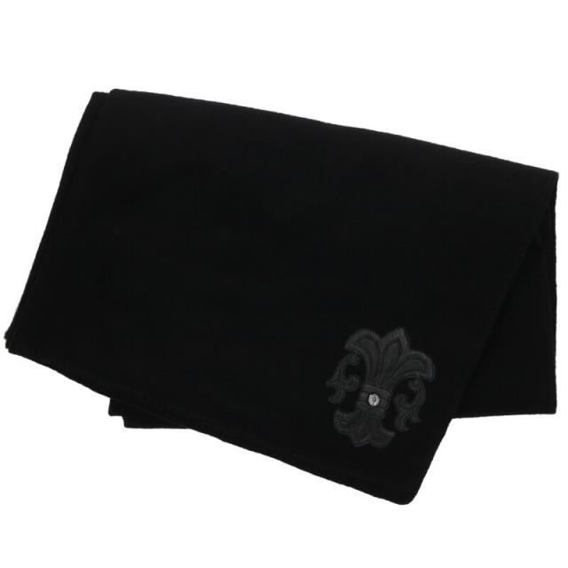 クロムハーツ  フレアパッチ付きカシミアマフラー 中古 SS07