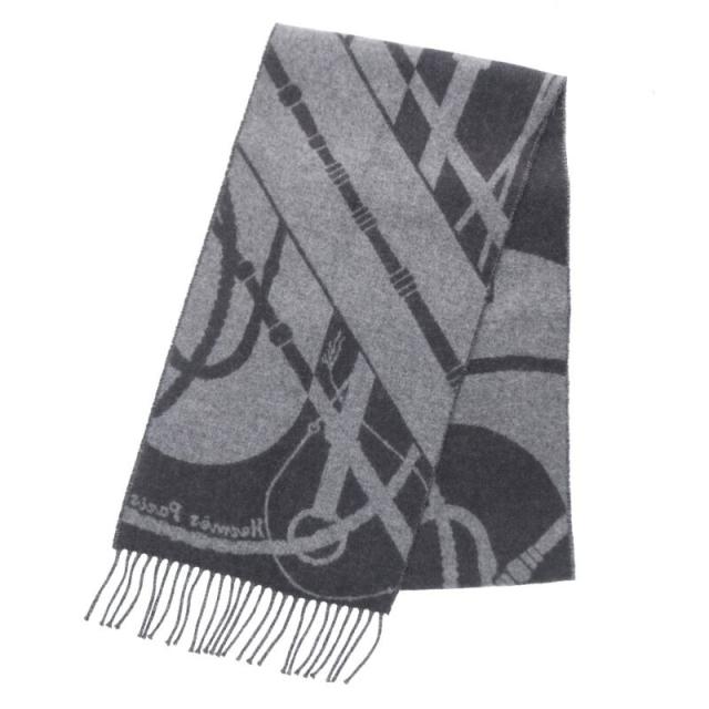 エルメス  カシミヤマフラー 中古 BS99