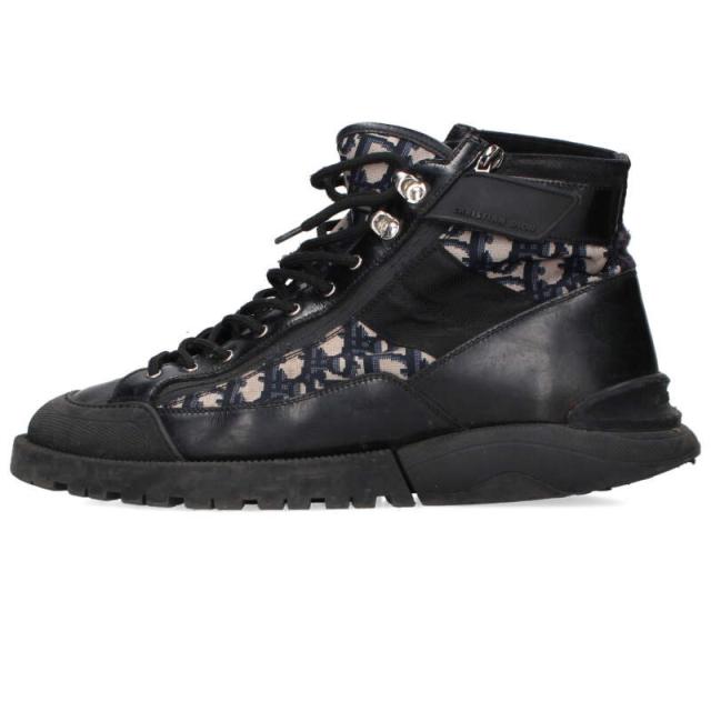 ディオール サイズ:43  COMBAT MID TOP BOOTS オブリークコンバットブーツ 中古 BS99