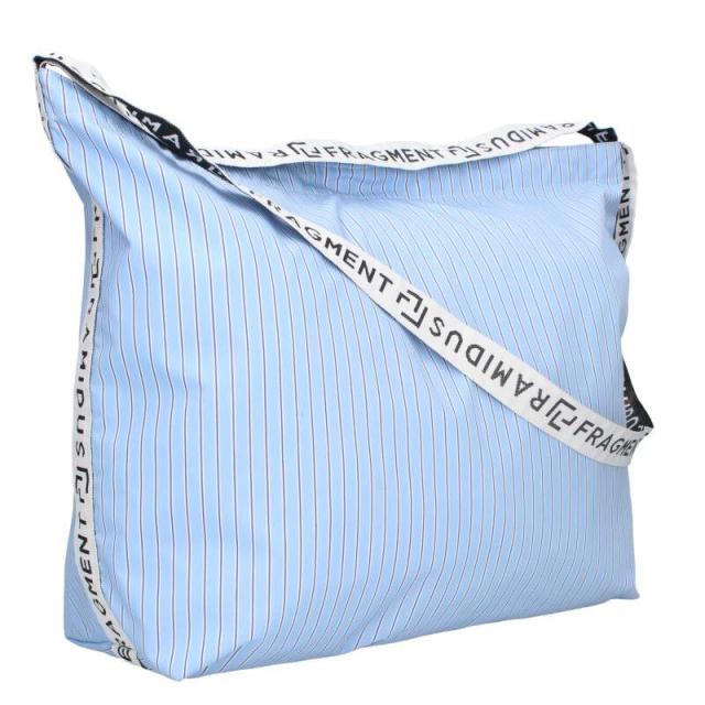 ラミダス  フラグメントデザイン サイズ:L  25SS  TOTE BAG ストライプトートバッグ 中古 BS99