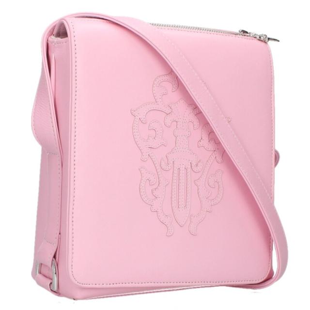 クロムハーツ   PLUG ダガー刺繍レザーショルダーバッグ 中古 GZ11