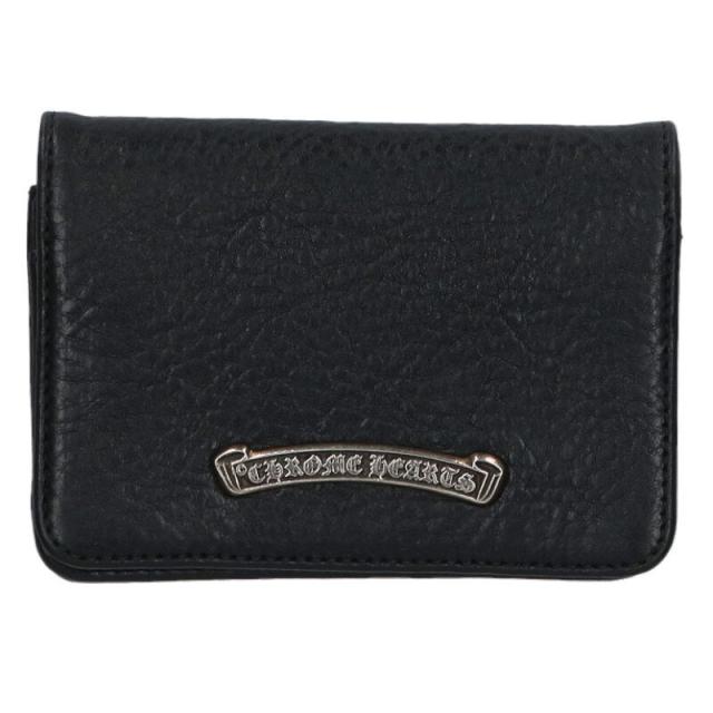 クロムハーツ   CRD CSE3PKTWDV1 アーチロゴプレート3ポケットレザーカードケース 中古 SJ02