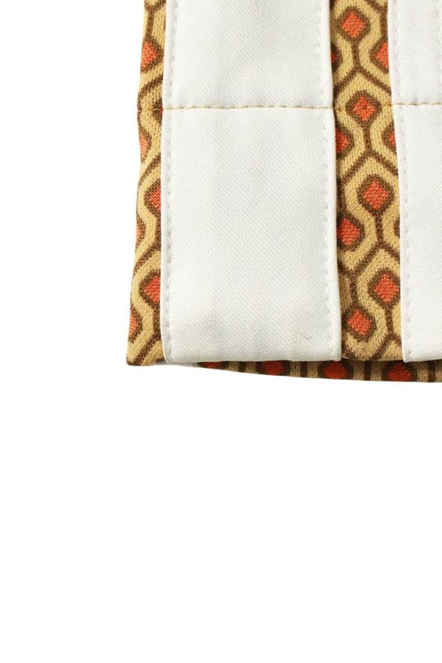 エゴンラボ サイズ:S  25SS サイドライントラック総柄フレアロングパンツ 中古 BS99 エゴンラボ サイズ:S 25SS サイドライントラック総柄フレアロング