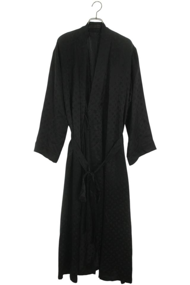 クロムハーツ サイズ:L マルチモチーフ総柄シルクガウンコート 中古 BS55