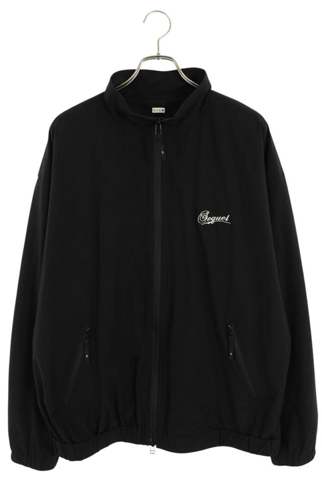 シークエル サイズ:XL ロゴ刺繍ナイロンブルゾン 中古 BS99
