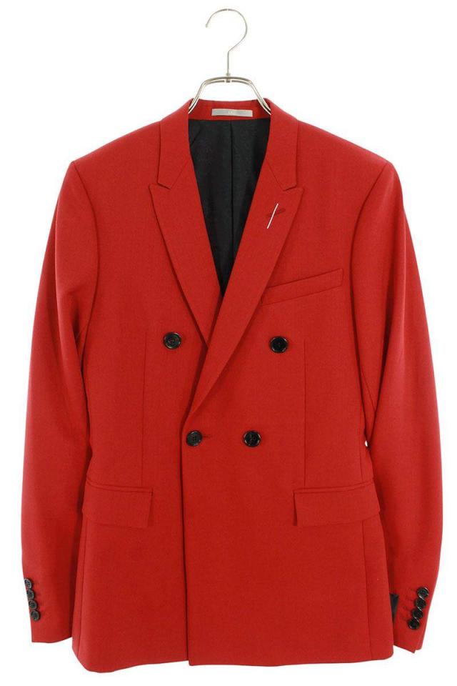 ディオールオム サイズ:44  833C230Q4286 アトリエラベル ダブルブレスド テーラード ジャケット 中古 SB01