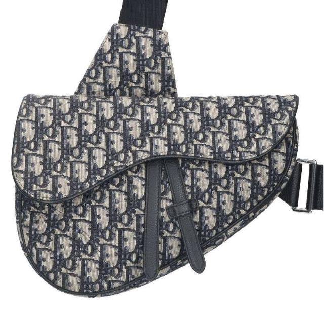 ディオール   サドル 1ADPO093YKY_H28E オブリークジャガードショルダーバッグ 中古 SB01