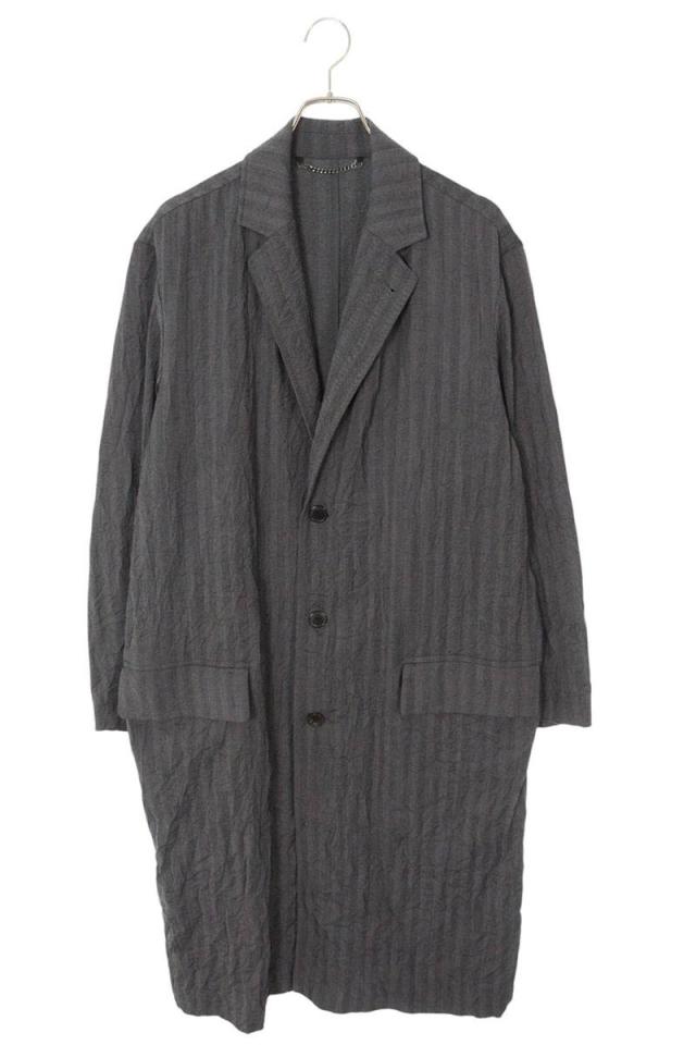 ドリスヴァンノッテン サイズ:M  RINLEY 1504 M.W.COAT シワ加工ヘリンボーンコート 中古 BS99