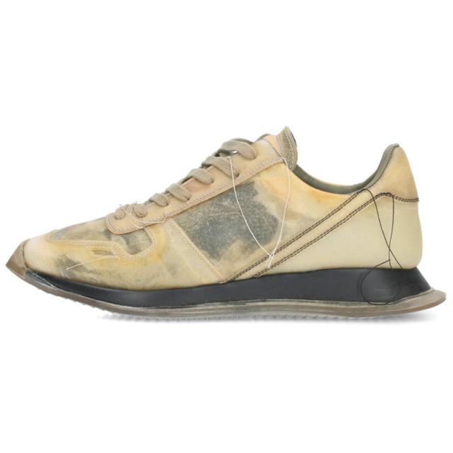 リックオウエンス サイズ:40  19SS  RR19S2810 ランナー レースアップ スティッチ ディテールスニーカー 中古 BS99