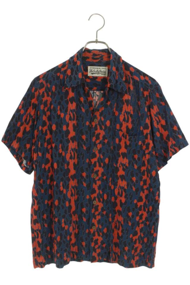 ワコマリア サイズ:S  21ss  HAWAIAN SHIRT アニマル総柄アロハ半袖シャツ 中古 BS99