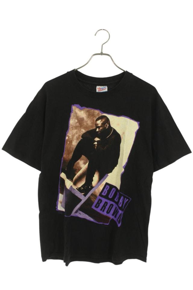 ヴィンテージ サイズ:L  BOBBY BROWN ボビーブラウン 1993ツアープリントTシャツ 中古 BS99