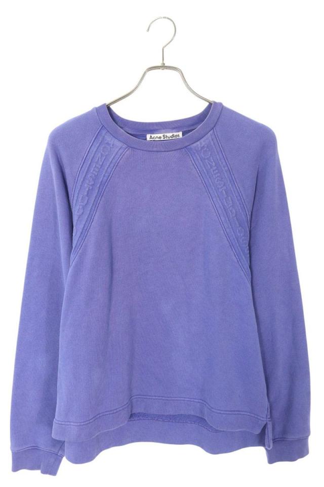 アクネストゥディオズ サイズ:XXS  FN-MN-SWEA000308 エンボスロゴクルーネックスウェット 中古 FK04