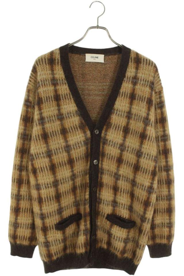 セリーヌ サイズ:S  2A26K730M ブラッシュドモヘアカーディガン 中古 OM10