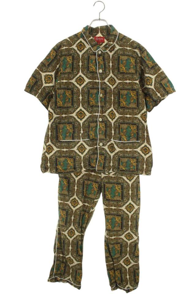 シュプリーム サイズ:M  22SS  Regency Pajama Set 総柄パジャマセットアップ 中古 BS99