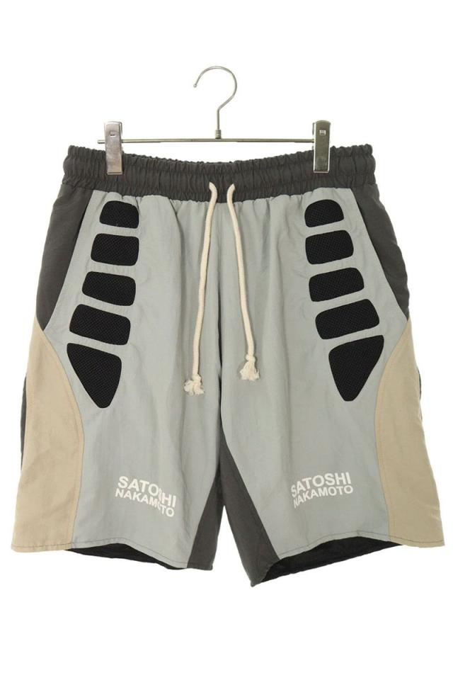 サトシナカモト サイズ:M  25SS  TECH SHORTS モトクロスディテールナイロンハーフパンツ 中古 BS55