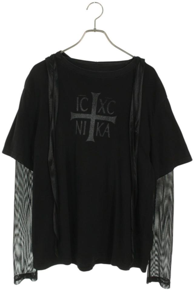 プロジェクトジーアール サイズ:2 レイヤードフーデッド長袖カットソー 中古 BS99