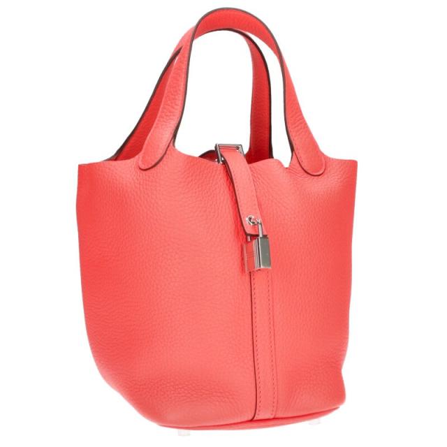 エルメス サイズ:PM  ピコタンPM Y刻印 SV金具ハンドバッグ 中古 SB01