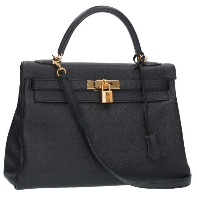 エルメス サイズ:32  ケリー32 A刻印 G金具トゴ 2WAYハンドバッグ 中古 GZ14