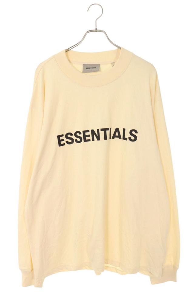 フォグ サイズ:L  ESSENTIALS フロントロゴプリント長袖カットソー 中古 BS99