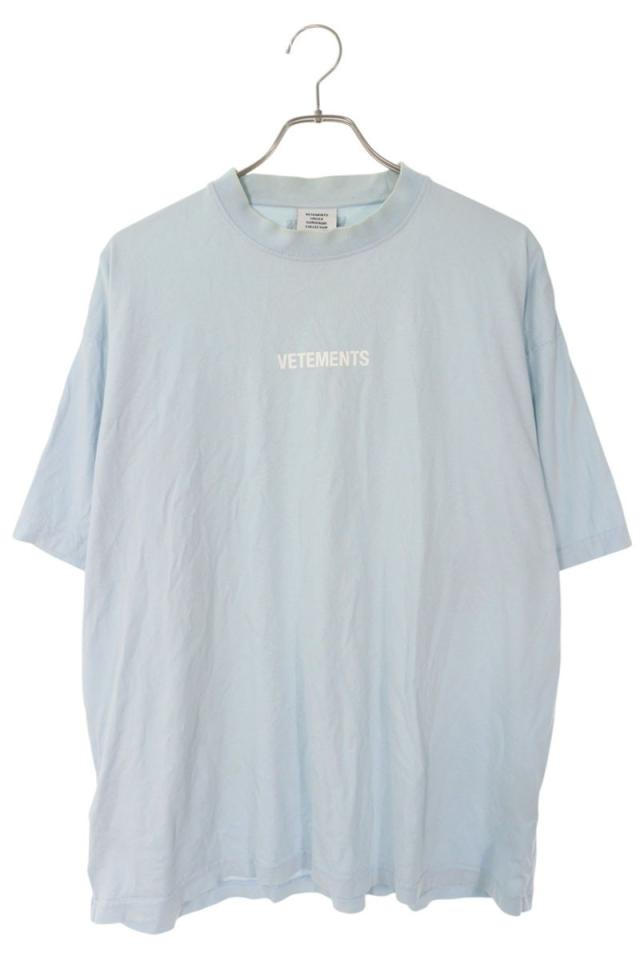 ヴェトモン サイズ:XS  UE52TR120Z ロゴプリントバーコードラベルTシャツ 中古 BS99