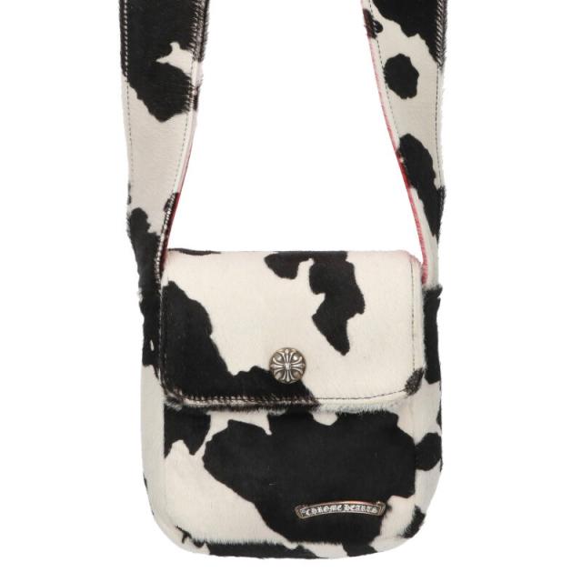 クロムハーツ   HOT POT ホットポット クロスボールボタンハラコレザーショルダーバッグ 中古 SJ02