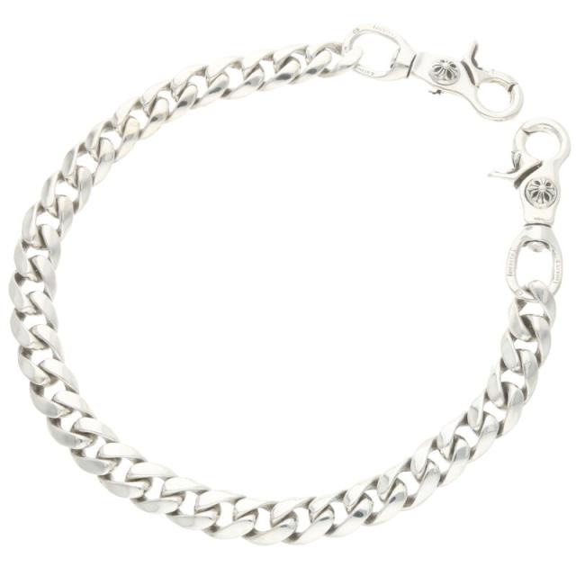 クロムハーツ サイズ:ロング  CLASSIC LONG-T 2クリップロングクラシック シルバーウォレットチェーン 中古 SS07