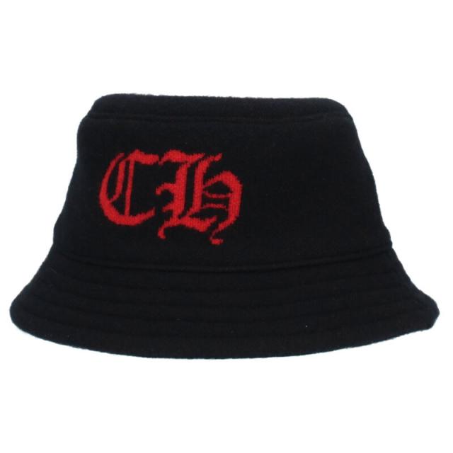 クロムハーツ サイズ:L CHロゴカシミアニットバケットハット 中古 OS06