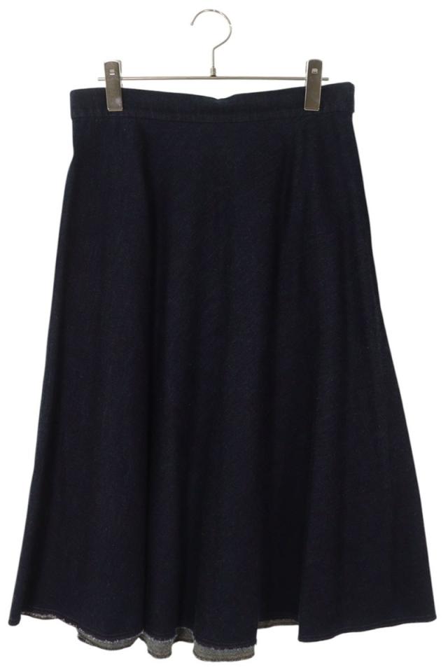 モンクレール  サイドジップリジットデニムスカート 中古 BS99