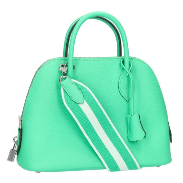 エルメス サイズ:25  ボリード25 1923 B刻印 SV金具 ヴォーエプソン ヴェールヴェルティゴハンドバッグ 中古 GZ14