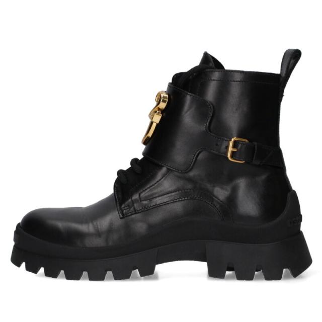 ディースクエアード サイズ:38 D2ロゴベルテッドブーツ 中古 BS99