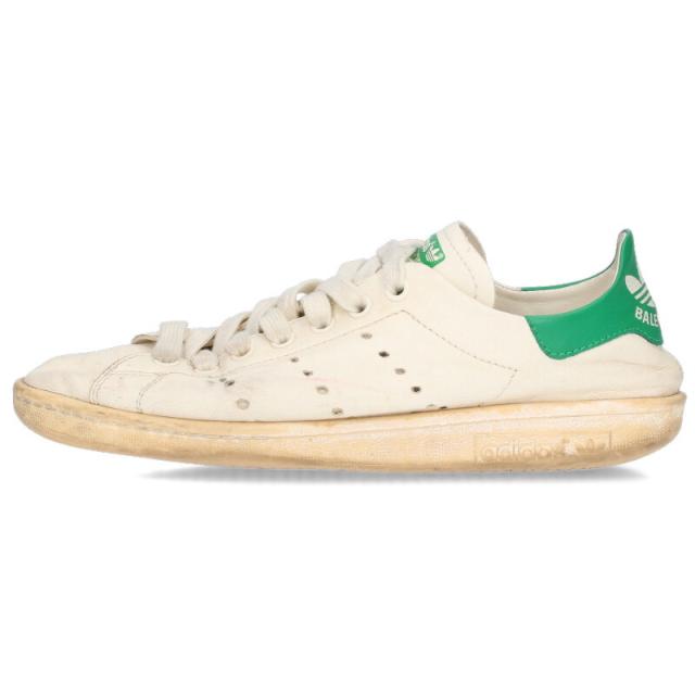 バレンシアガ サイズ:37  721836 STAN SMITH スタンスミスヴィンテージダメージ加工スニーカー 中古 BS99