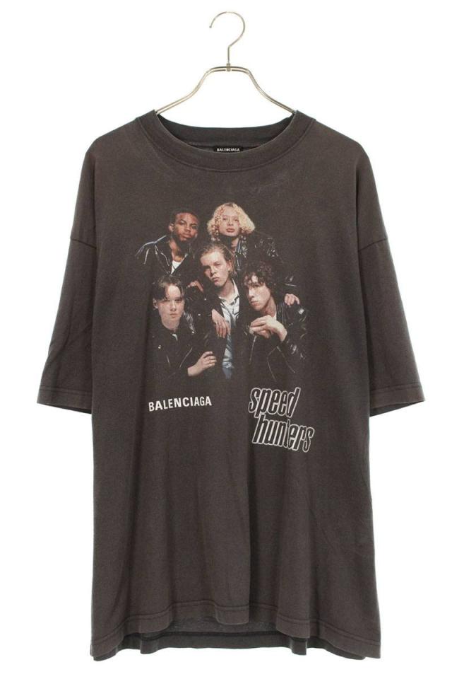 バレンシアガ サイズ:M  541877 TCV38 スピードハンターズプリントTシャツ 中古 SS13