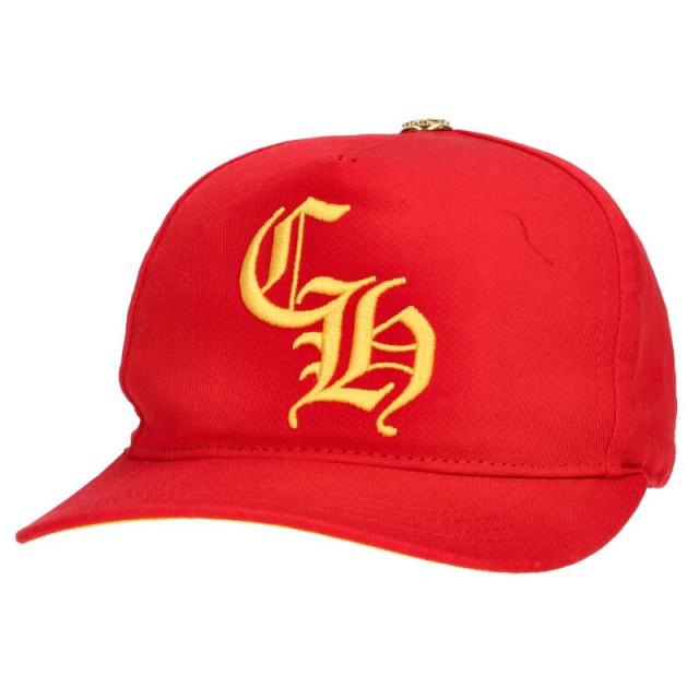 クロムハーツ サイズ:ONE SIZE  22k Crossball Trucker Cap 1ダイヤ CH刺繍帽子 中古 SJ02