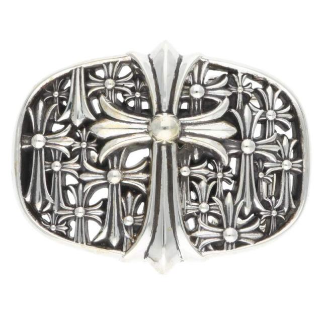 クロムハーツ   BUCKL CEMETERY1.5 1.5セメタリークロス シルバーバックル 中古 OS06