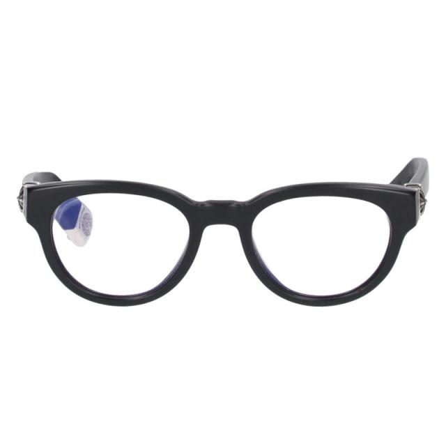 クロムハーツ サイズ:47□20-146  KAY GULLS CHプラステンプルウエリントン眼鏡 中古 OS06