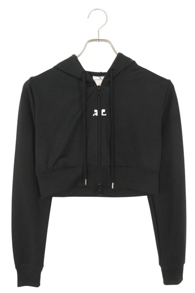 クレージュ サイズ:S  323JVE051JS0091 クロップドダブルジップアップパーカー 中古 BS99