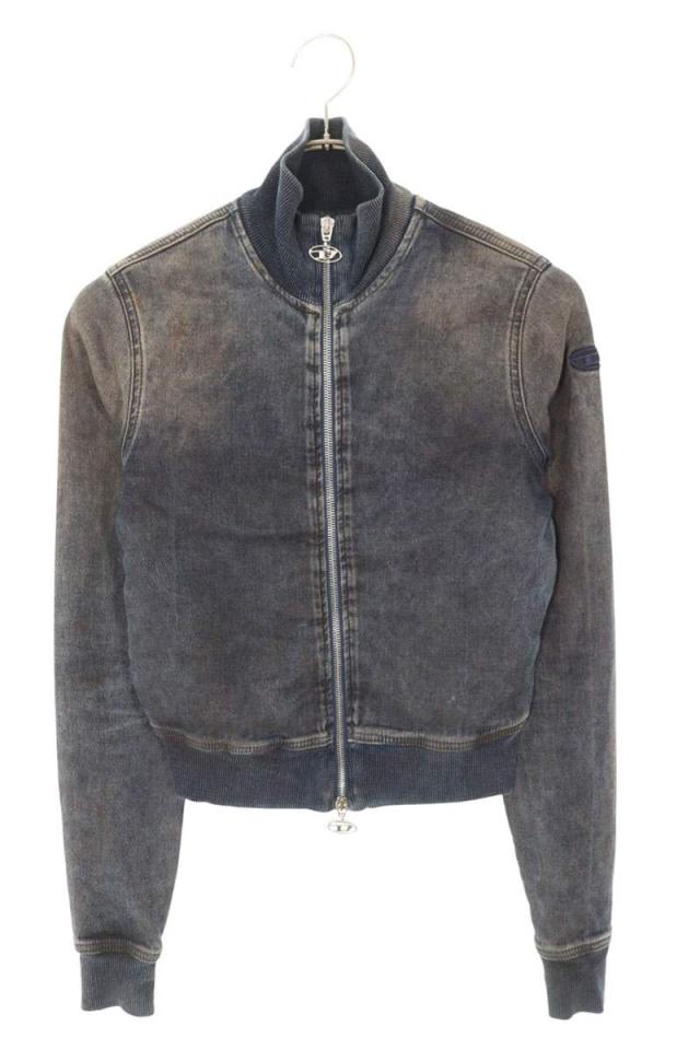 ディーゼル サイズ:S  D-EMY TRACK ダメージ加工ジップアップスウェット 中古 BS99