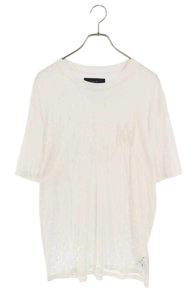 アミリ サイズ:M  SHOTGUN TEE MAロゴショットガン加工Tシャツ 中古 OM10
