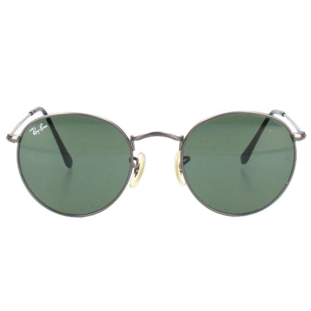 レイバン サイズ:50□21  ROUND L RB3447 ラウンドメタルフレームサングラス 中古 BS99