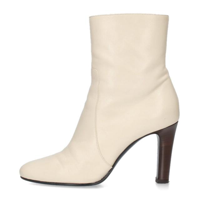 サンローランパリ サイズ:38  632473 レザーヒールブーツ 中古 BS99